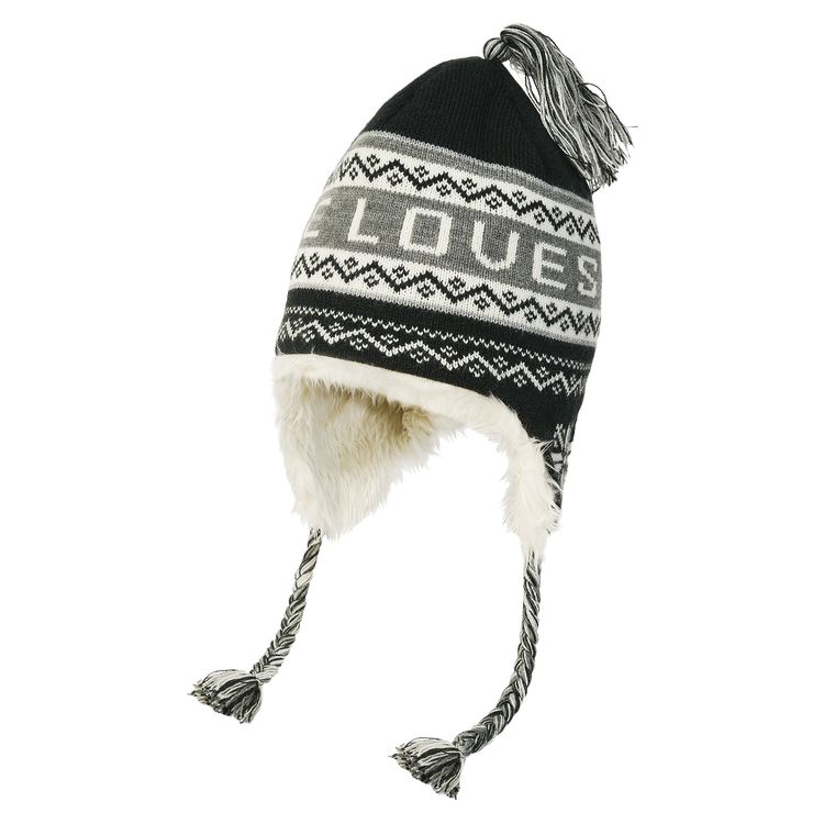 Buy Palace Palace Loves Me Peruvian Beanie 'Black' - P29BN062 | GOAT