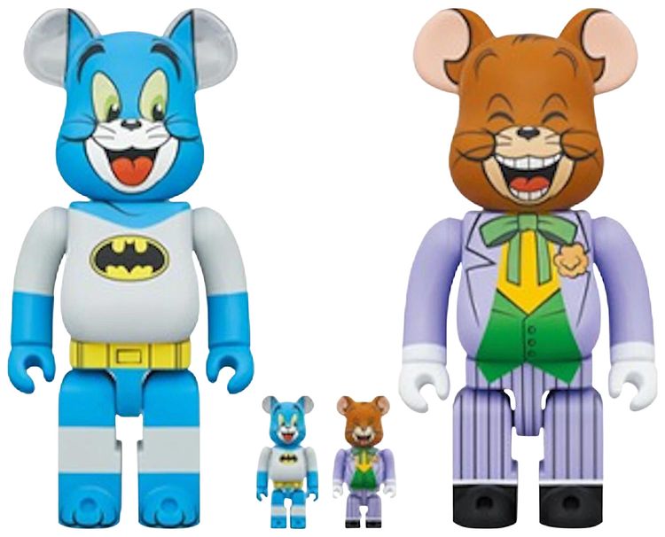 Buy BE@RBRICK x Tom & Jerry As Batman & The Joker 100% & 400% Set ...