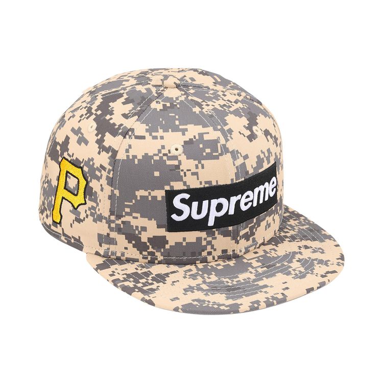 Buy Supreme x MLB Teams Box Logo New Era 'Digi Camo Pittsburgh Pirates ...