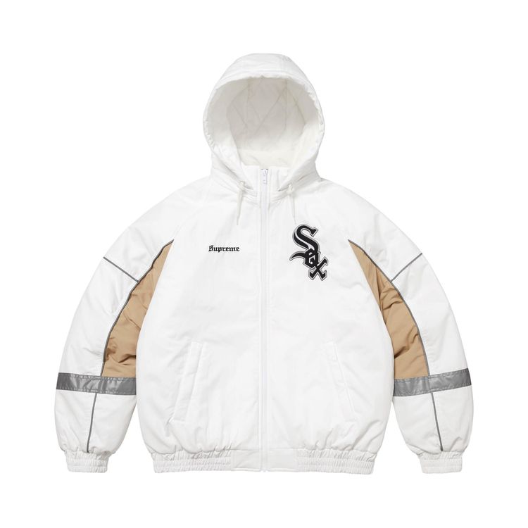 Buy Supreme x Chicago White Sox Stadium Jacket 'White' - FW25J80 WHITE ...