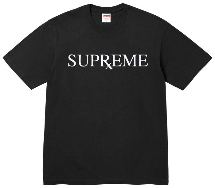 Buy Supreme Rx Tee 'Black' - FW25T66 BLACK | GOAT