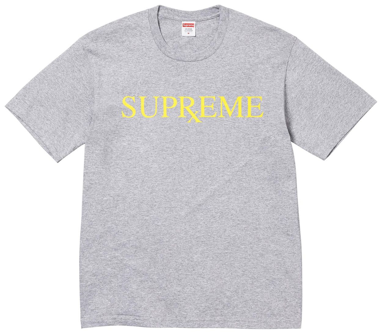 Buy Supreme RX Tee 'Heather Grey' - FW25T66 HEATHER GREY | GOAT
