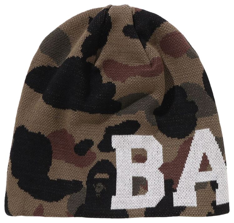 Buy BAPE 1st Camo Knit Cap 'Green' - 1L80 181 002 GREEN | GOAT