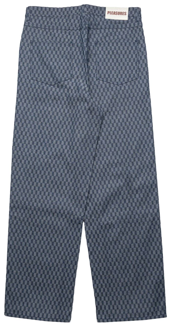 Buy Pleasures Formula Baggy Jeans 'Blue' - P25W028 BLUE | GOAT