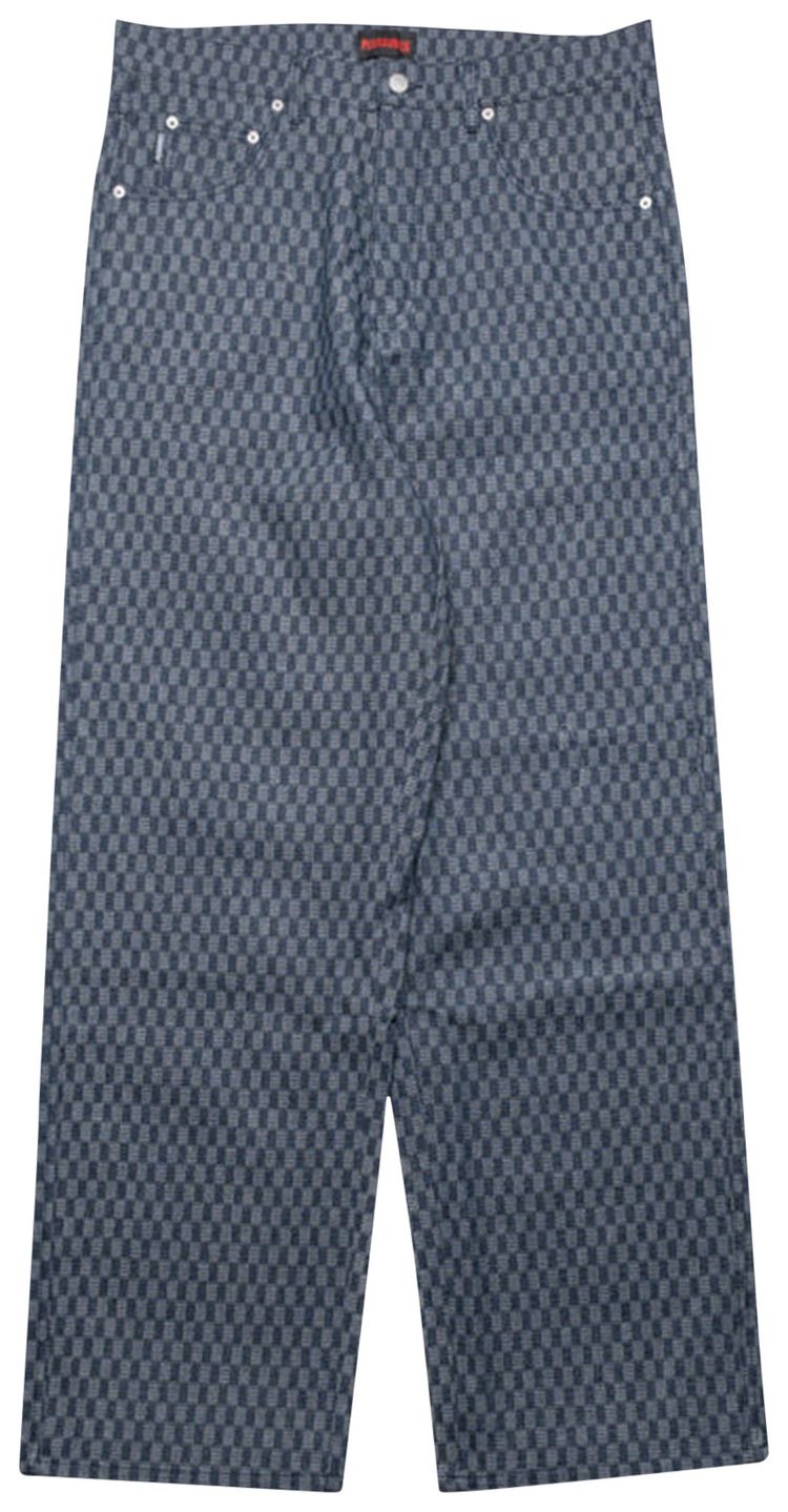 Buy Pleasures Formula Baggy Jeans 'Blue' - P25W028 BLUE | GOAT