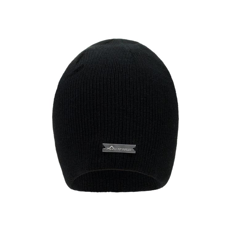 Buy Moose Knuckles Logo Beanie 'Black' - 07258 10007MKLBB BLAC | GOAT
