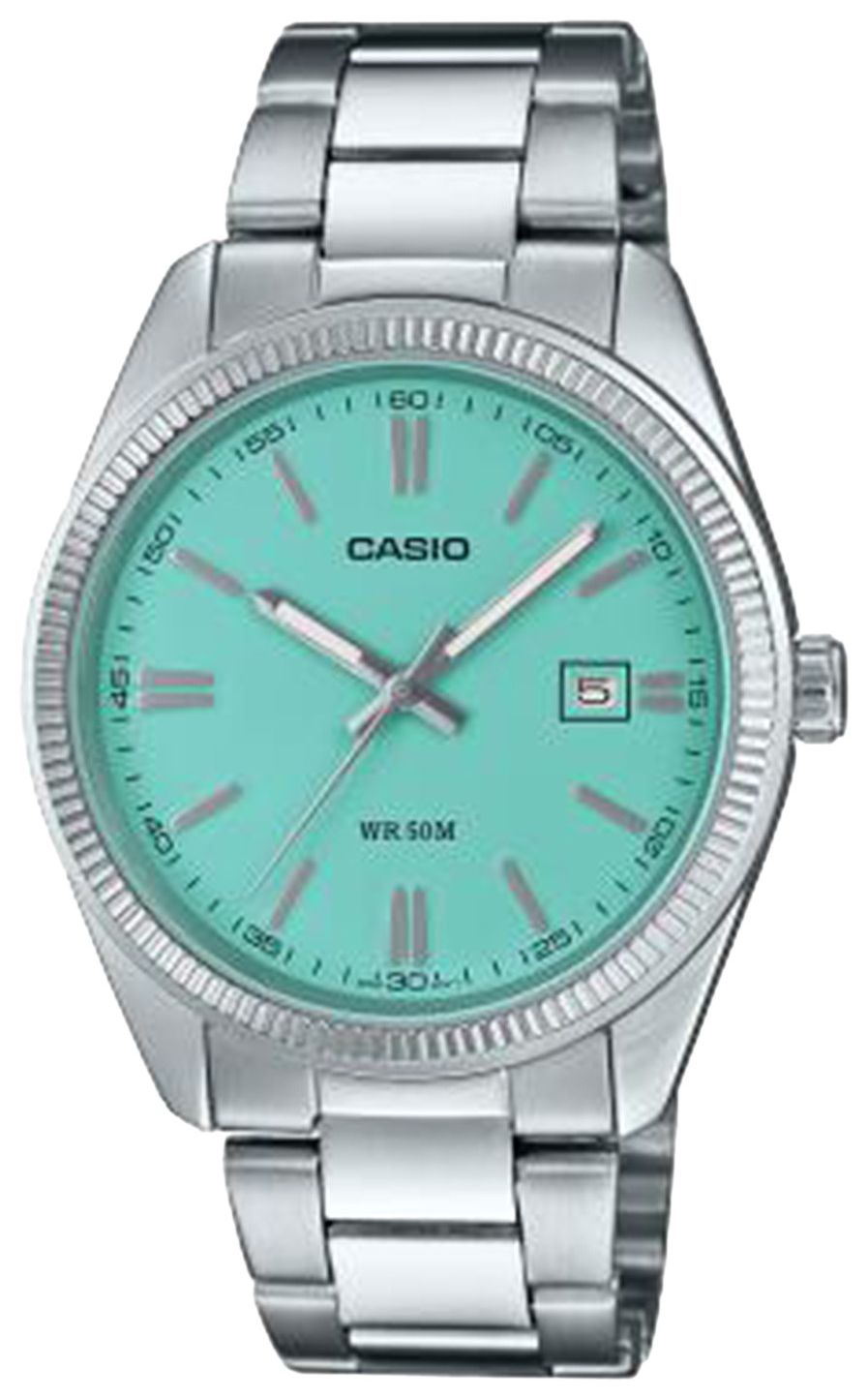 Buy Casio Analog Watch 'Stainless Steel/Tiffany Blue' - MTP 1302PD 2A ...