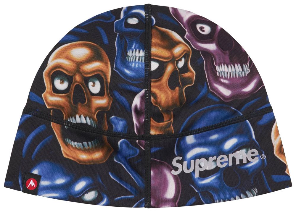 Buy Supreme x Marmot Base Layer Beanie 'Skull Pile' - FW25BN3 SKULL ...