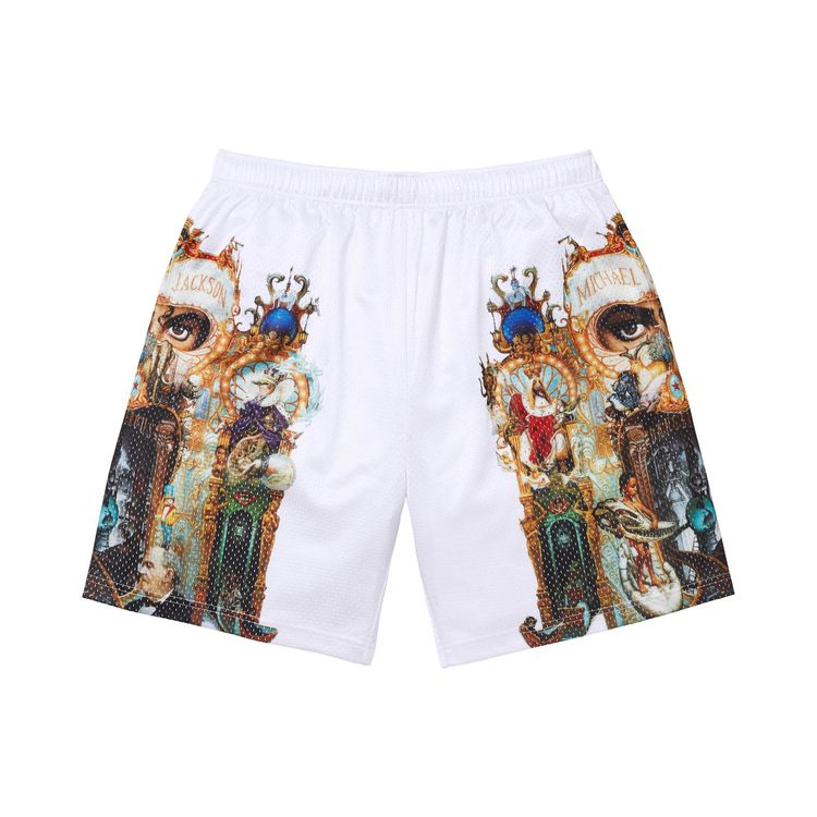 Buy Supreme Michael Jackson Dangerous Mesh Short 'White' - FW25SH4 ...