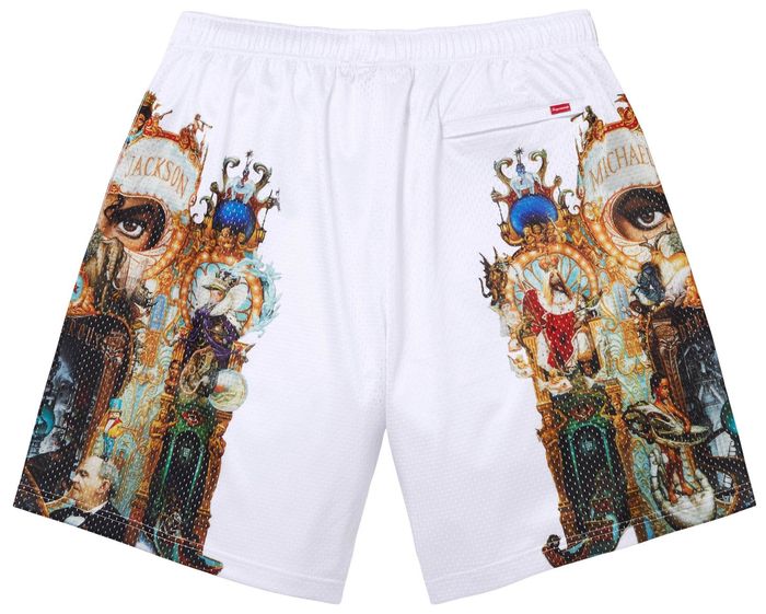 Buy Supreme Michael Jackson Dangerous Mesh Short 'White' - FW25SH4 ...