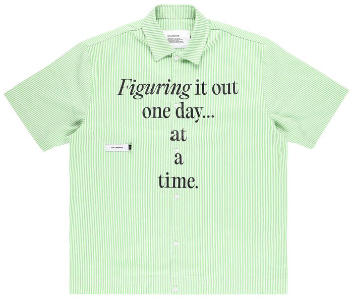 Buy Students Golf Reymon Oxford Shirt 'Peapod' - SG2503082 PEA | GOAT