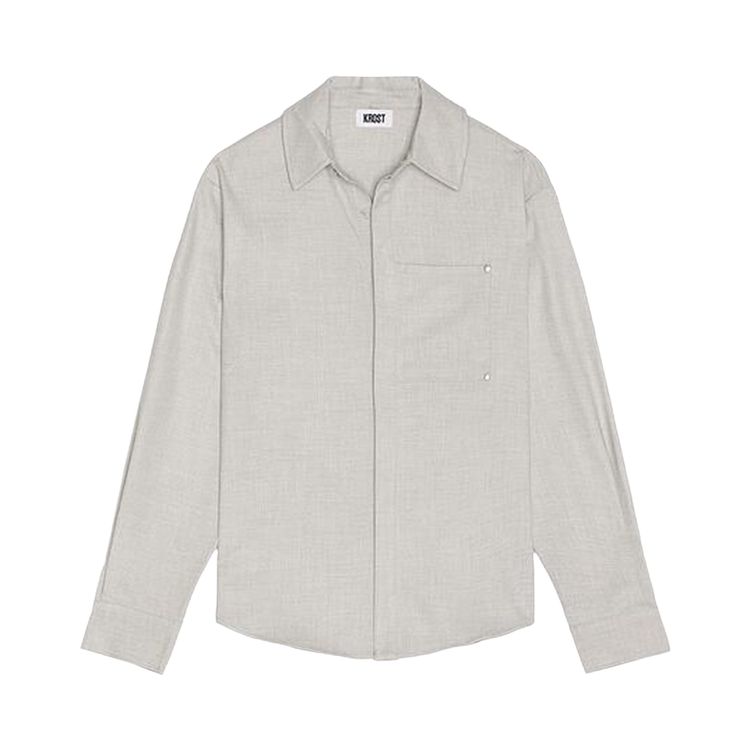 Buy KROST Eco Button Up 'Grey' - KR2510111000 | GOAT
