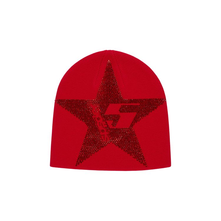 Buy Sp5der Star Rhinestone Skully 'Red' - HT011FW25RED | GOAT UK