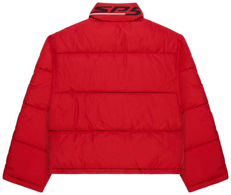 Buy Sp5der Trackhawk Puffer Jacket 'Red' - JA003FW25RED | GOAT