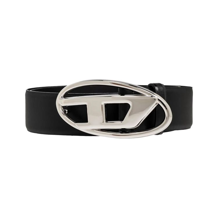 Buy Diesel Oval D Logo B 1DR Belt 'Black' - X10133 P6364 T8013 | GOAT