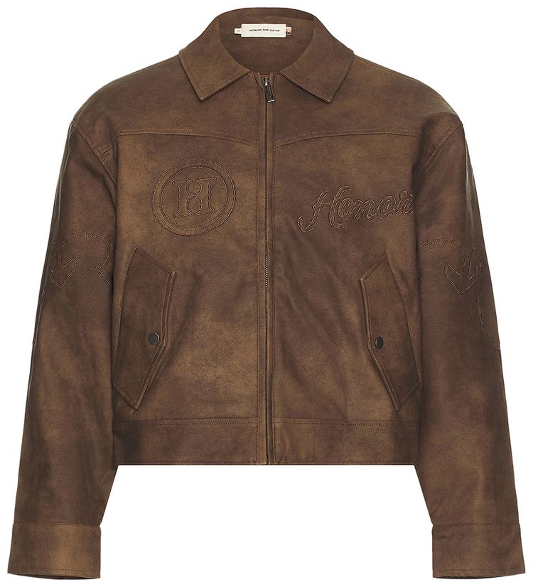 Buy Honor The Gift Aged Jacket 'Brown' - HTG250463 BROW | GOAT