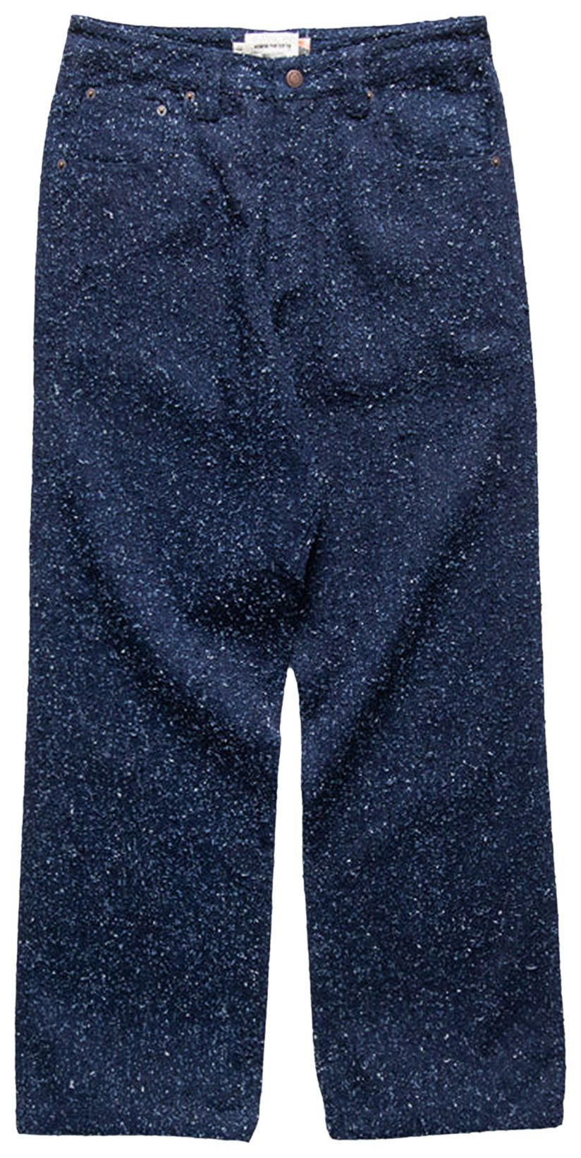 Buy Honor The Gift Nep Yarn Wide Leg Pant 'Blue' - HTG250418 BLUE | GOAT UK