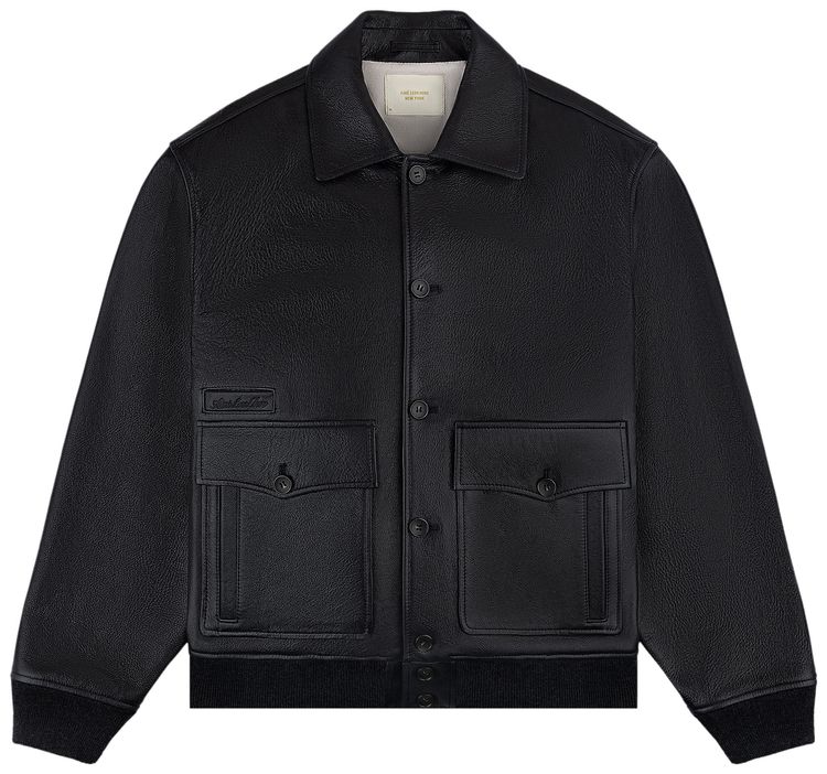 Elegant Aime Leon Dore Leather Jacket Gallery