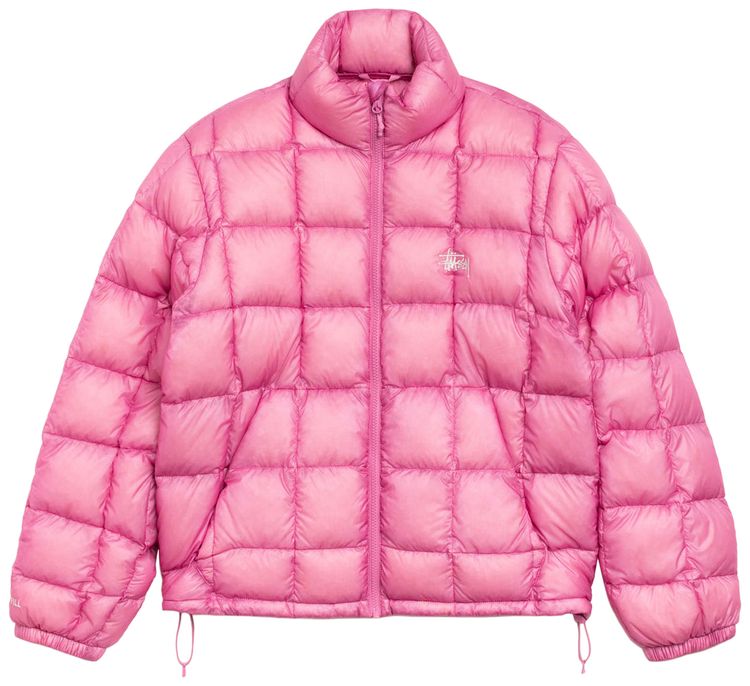 Buy Stussy Midweight Puffer 'Pink' - 115855 PINK | GOAT