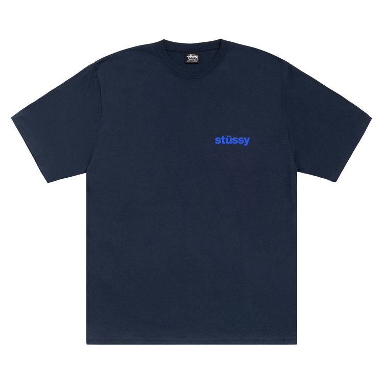 Buy Stussy Built Tough Tee 'Navy' - 1905172 NAVY | GOAT