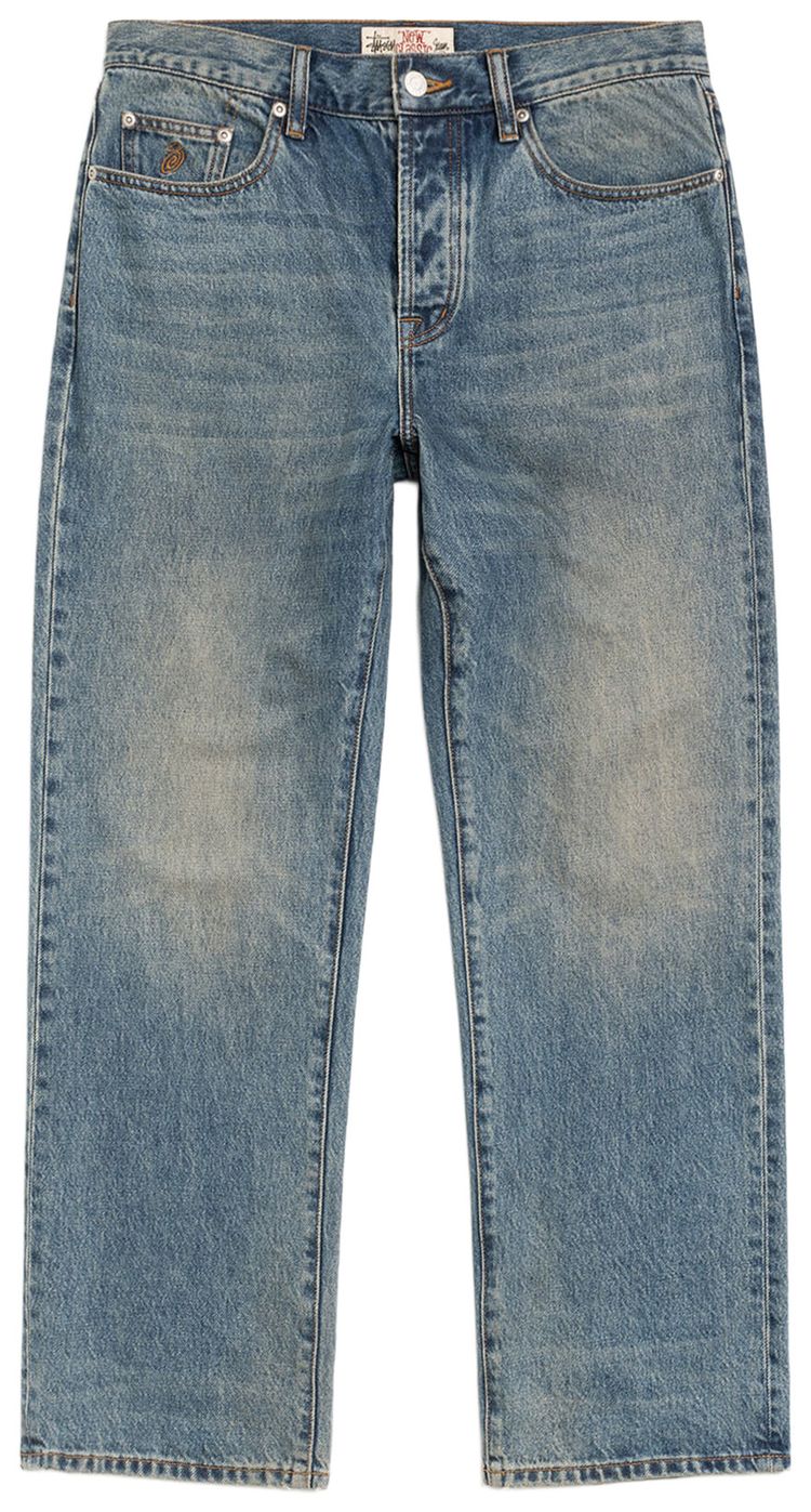Buy Stussy New Classic Jean Denim 'Vintage Mid Wash' - 116756 VINT | GOAT
