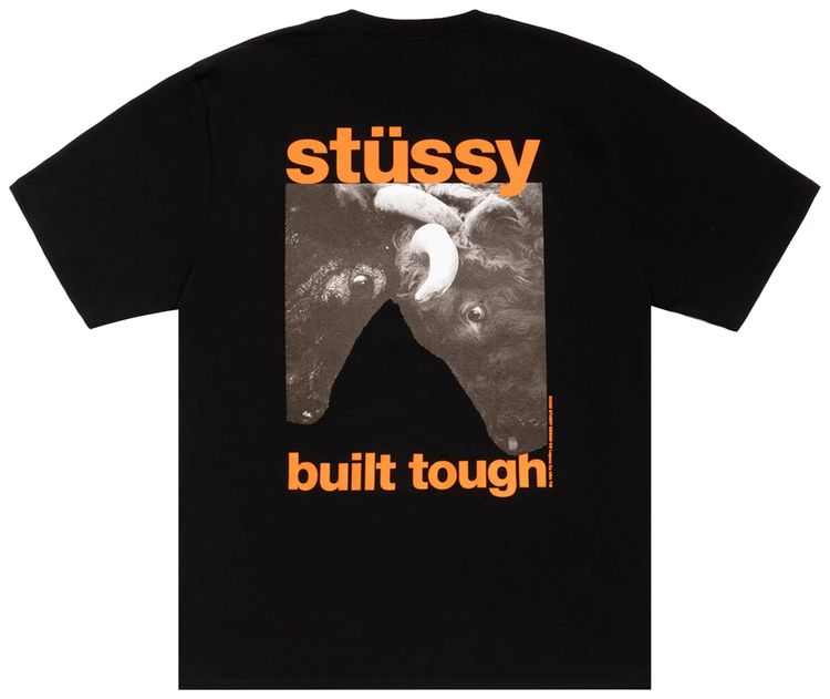 Buy Stussy Built Tough Tee 'Black' - 1905172 BLAC | GOAT