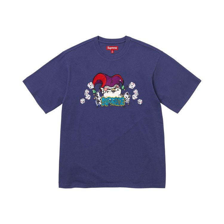 Buy Supreme Aoi Jester Short-Sleeve Top 'Washed Navy' - FW25KN91 WASHED ...