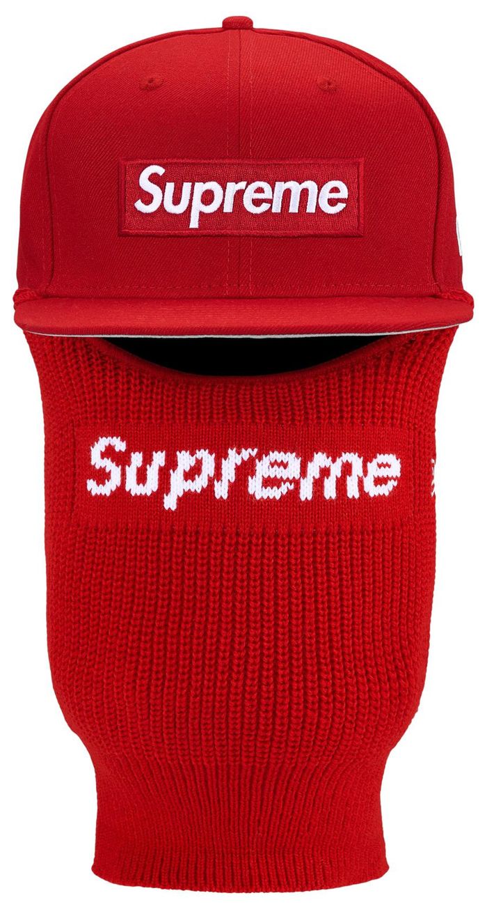 Buy Supreme Box Logo New Era + Balaclava 'Red' - FW25H41 RED | GOAT