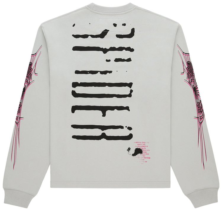 Buy Sp5der Wait Long-Sleeve 'Sport Grey' - TE041FW25SGR | GOAT