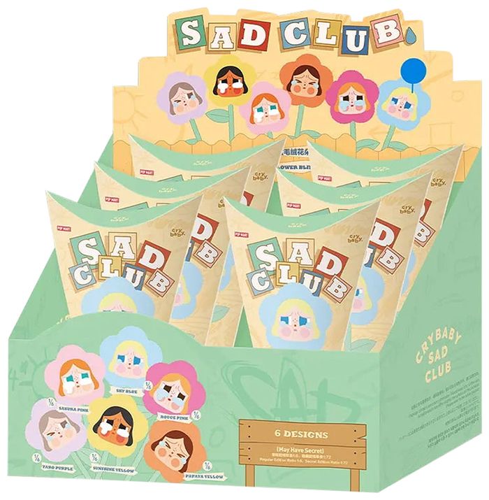 Buy Pop Mart CRYBABY Sad Club Series Plush Flower Sealed Case 'Mystery ...