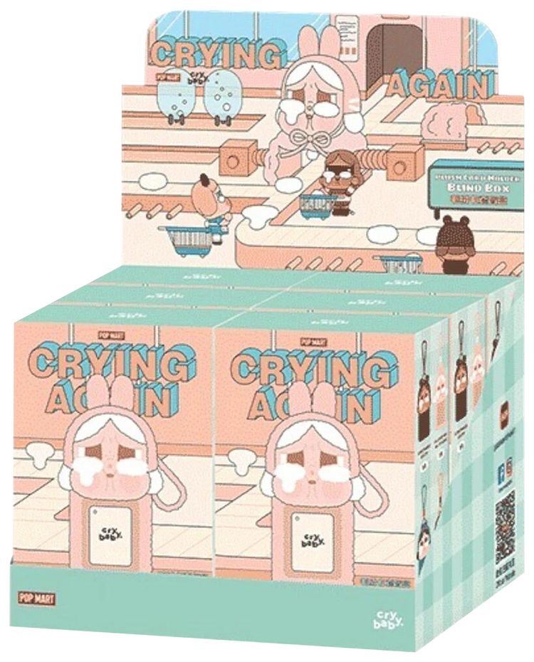 Buy Pop Mart CRYBABY Crying Again Series Card Holder Sealed Case ...