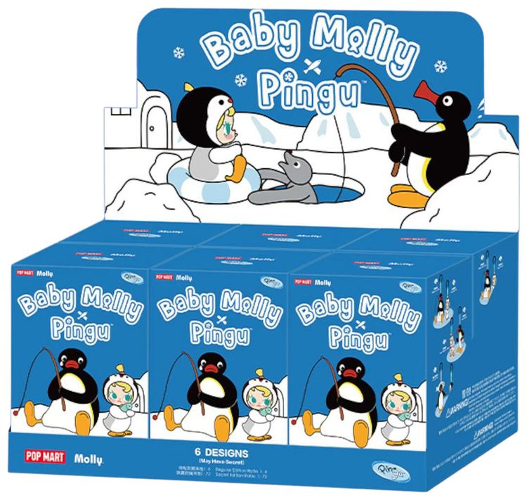 Buy Pop Mart Baby Molly x Pingu Happy Fishing Series Plush Pendant ...