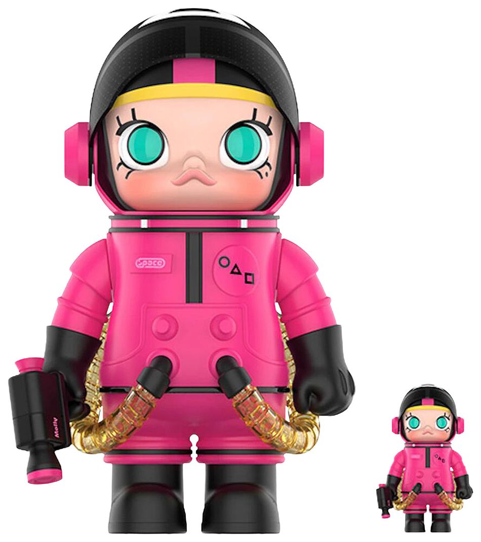 Buy Pop Mart Mega Space Molly x Squid Game 100% & 400% Set 'Masked ...