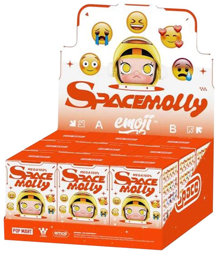 Buy Pop Mart Mega Space Molly Emoji Series 100% Sealed Case 'Mystery ...