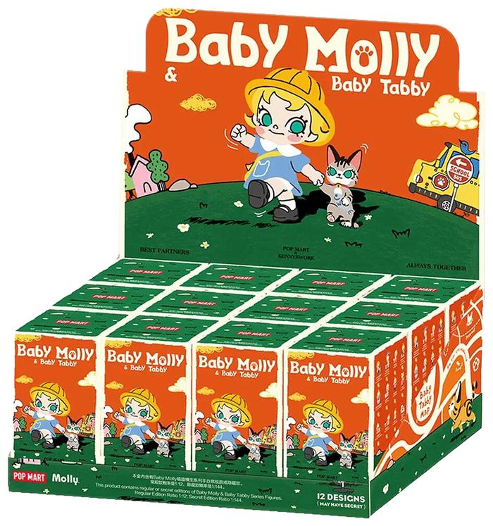 Buy Pop Mart Baby Molly & Baby Tabby Series Figures Sealed Case ...