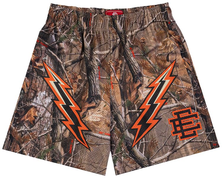 Buy Eric Emanuel EE Basic Short 'Camo/Black/Orange Lightning' - 02571 ...