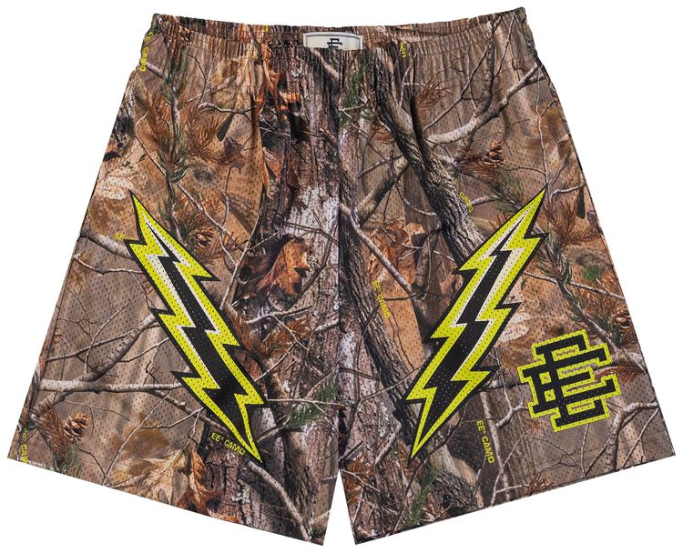 Buy Eric Emanuel EE Basic Short 'Camo/Black/Lime Lightning' - 02571 ...