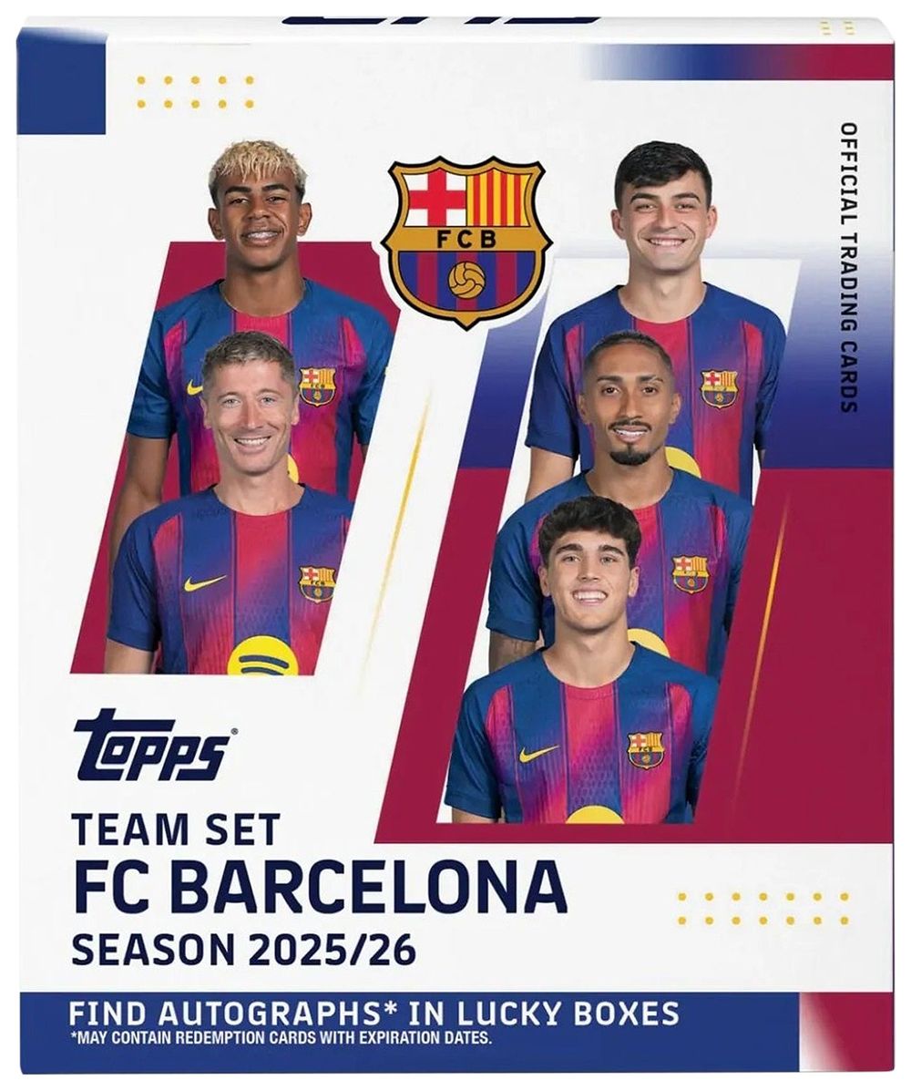 Buy 2025-26 Topps Barcelona Team Set Box - 08702 10026412TBTSB MULT ...