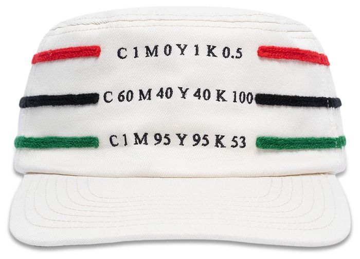 Buy Denim Tears Thomas x Orito CMYK RGB Painter Hat 'Beige ...