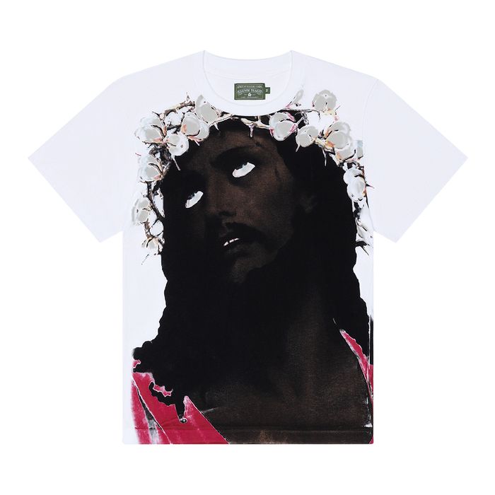 Buy Denim Tears Crown Made Of Cotton Tee 'White' - FW25TSS3412262 | GOAT