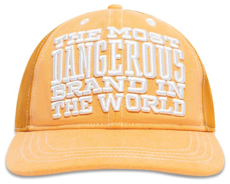 Buy Denim Tears Most Dangerous Brand Cap 'Orange' - FW25ABC12472620 | GOAT