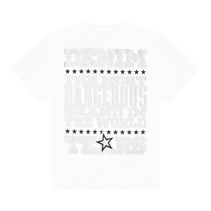 Buy Denim Tears Most Dangerous Tee 'White' - FW25TSS13392721 | GOAT