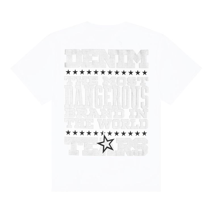 Buy Denim Tears Most Dangerous Tee 'White' - FW25TSS13392721 | GOAT