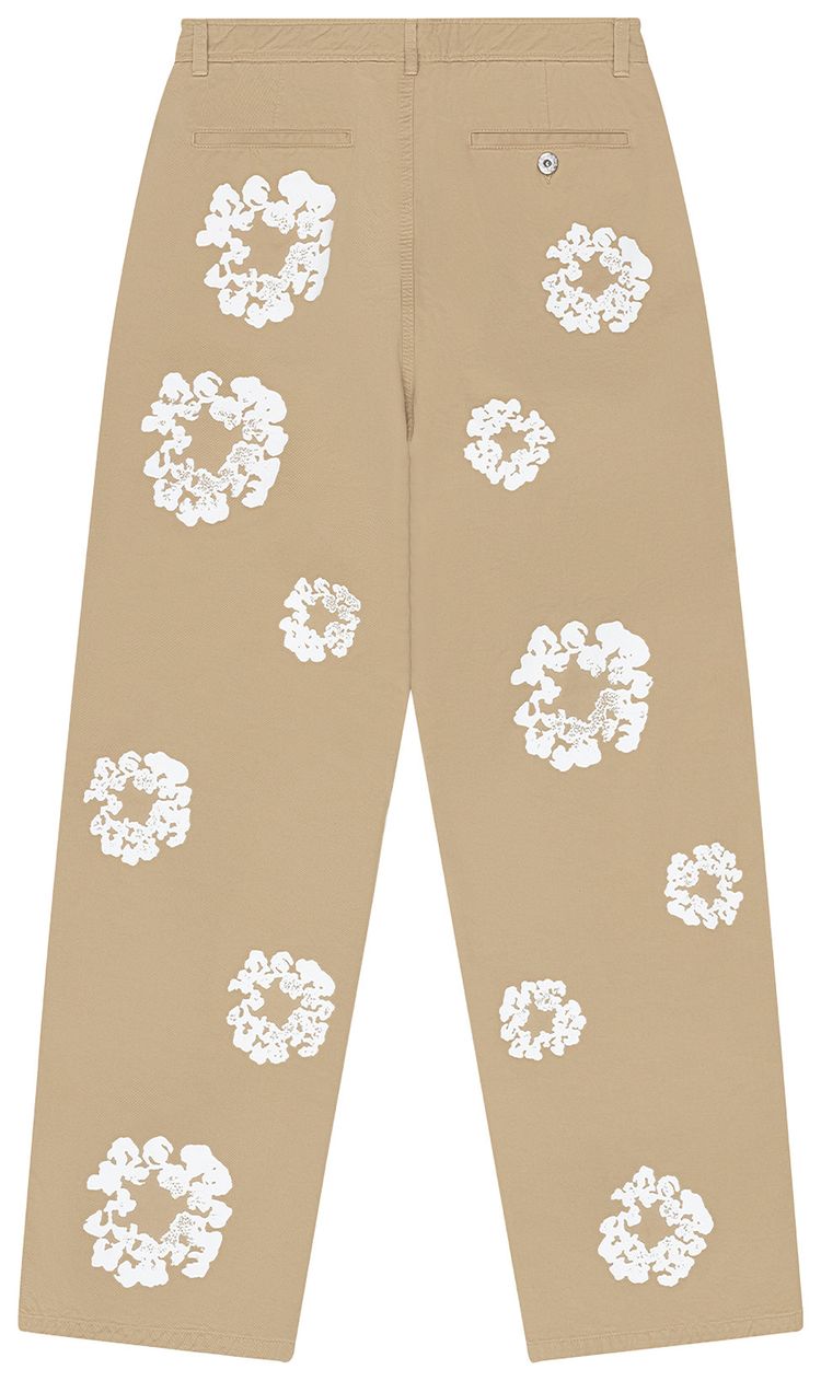 Buy Denim Tears Cotton Wreath Chino Pant 'Khaki' - 05650 1002605DTCWCP ...