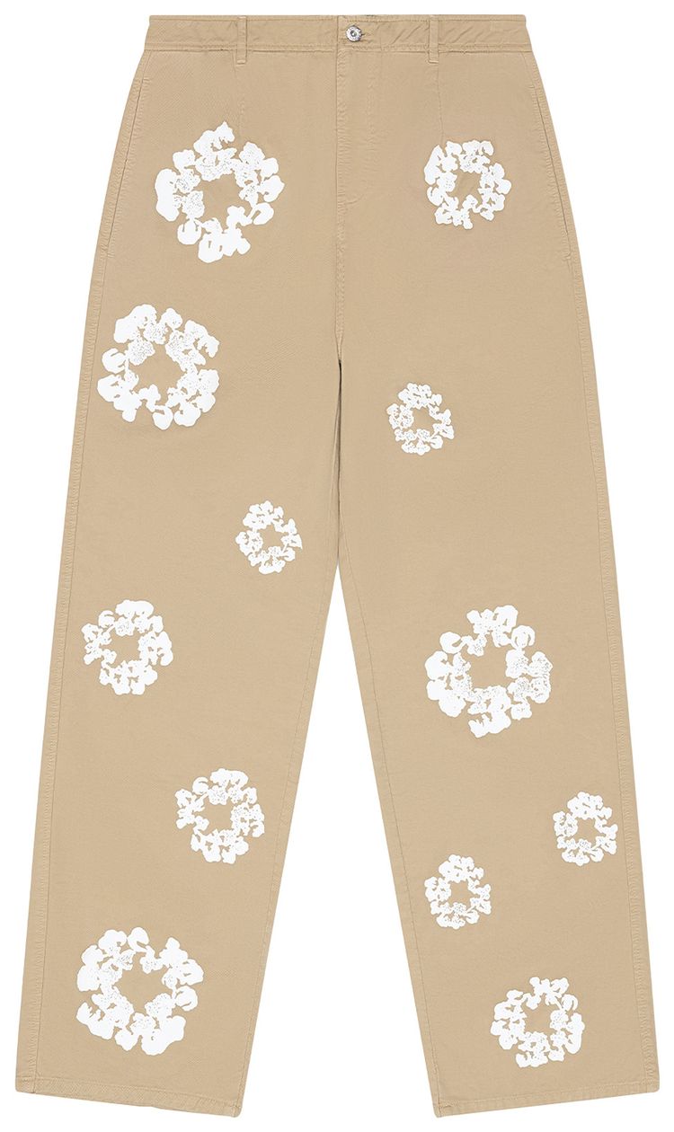 Buy Denim Tears Cotton Wreath Chino Pant 'Khaki' - 05650 1002605DTCWCP ...