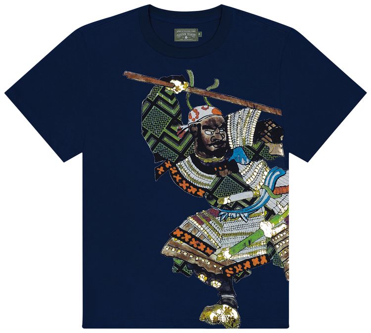 Buy Denim Tears Yasuke Tee 'Navy' - FW25TSS13332267 | GOAT