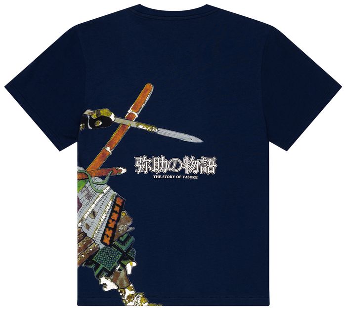 Buy Denim Tears Yasuke Tee 'Navy' - FW25TSS13332267 | GOAT