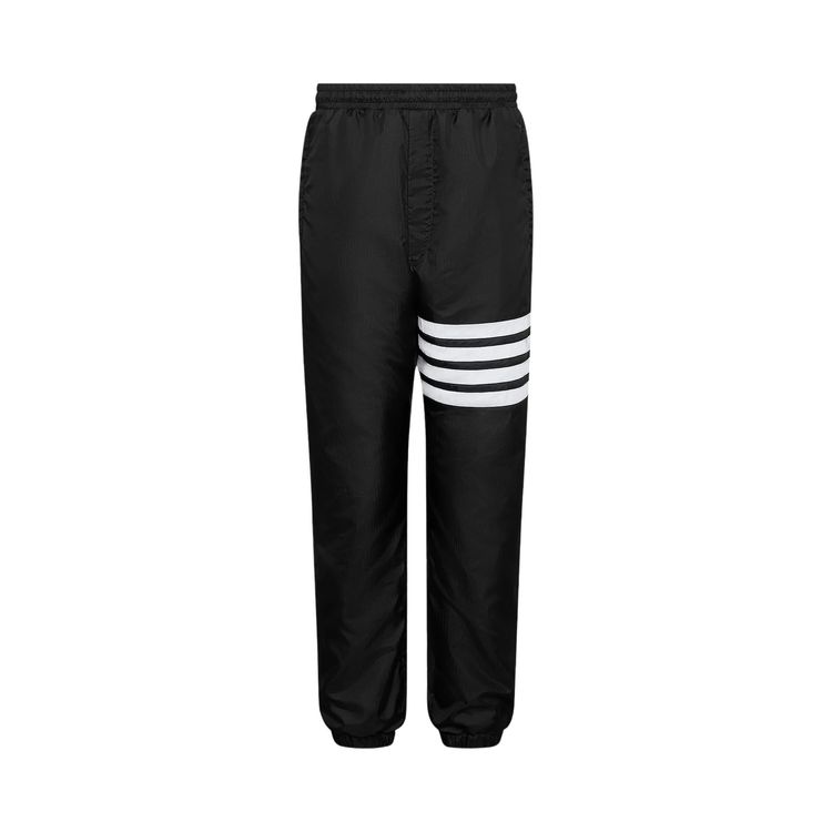 Buy Thom Browne Shiny Ripstop Track Pant 'Black' - MTU349C F1095 001 | GOAT