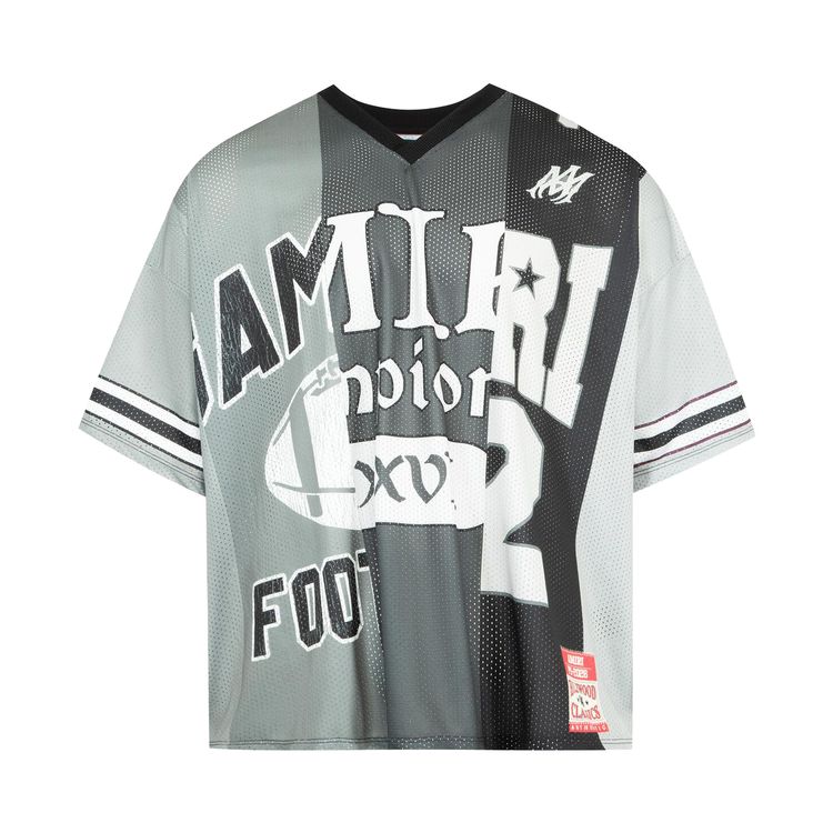 Buy Amiri Spliced Oversized Tee 'Black' - AMT0JR1011 001 BLAC | GOAT