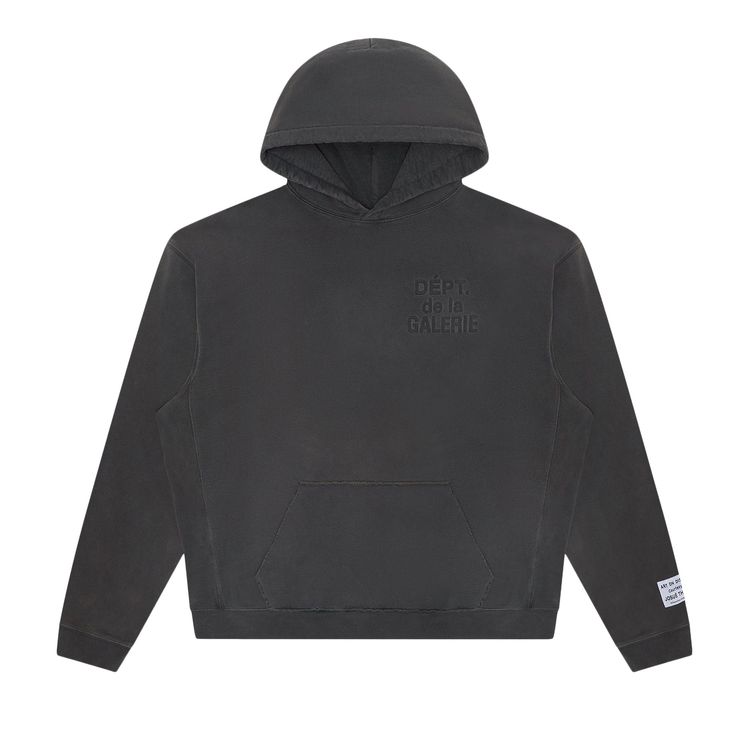 Buy Gallery Dept. Embossed Hoodie 'Graphite' - DEH 50039 GRAP | GOAT